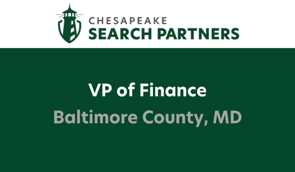 VP of Finance - Position Highlights